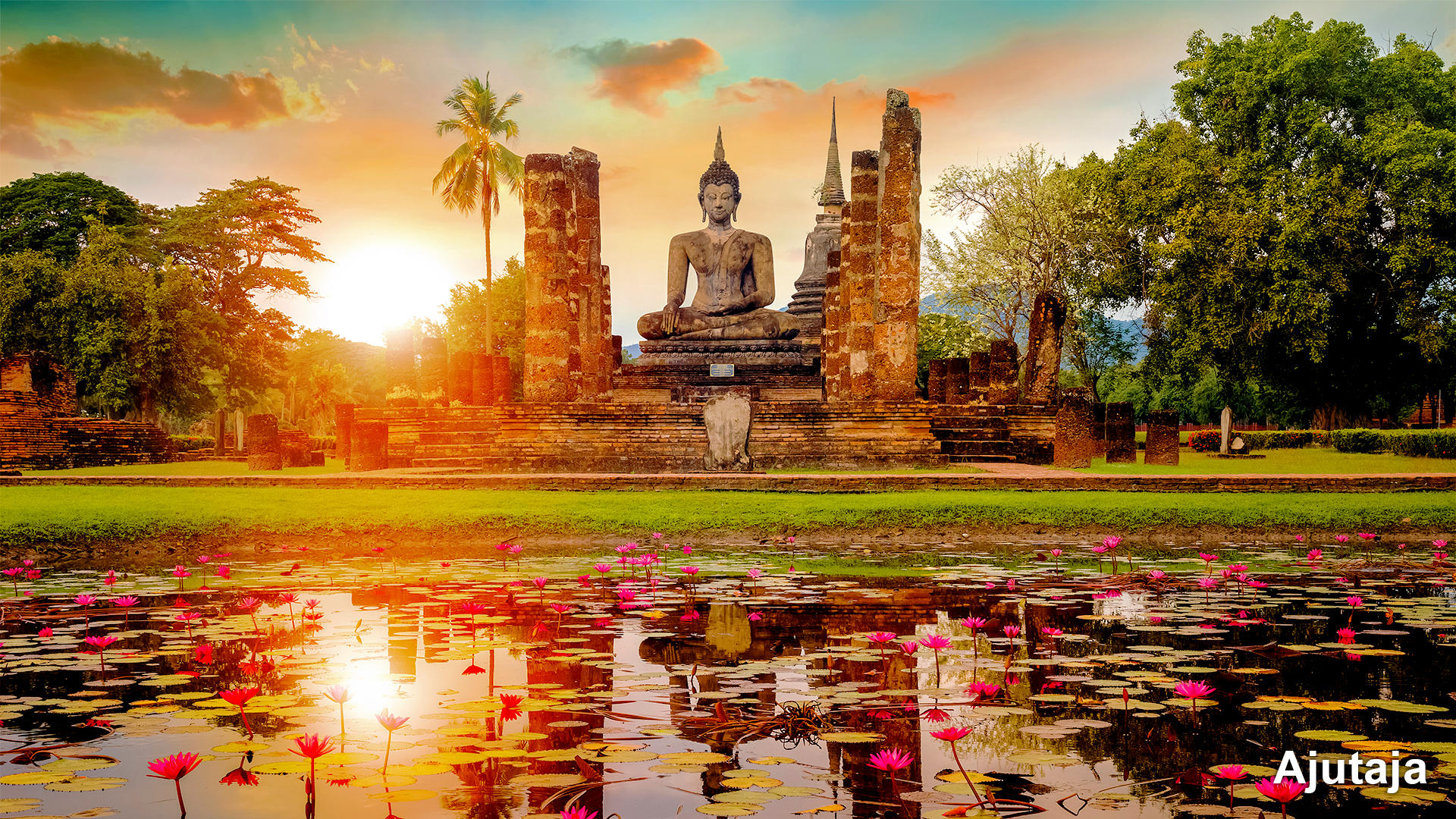 Budos bambukiniai laiveliai. Pažintinė 9 dienų kelionė lėktuvu į Tailandą